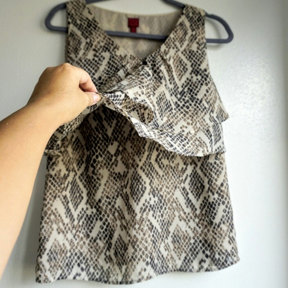 212 Collection | Tops | 22 Sleeveless Snake Print Top | Poshmark
